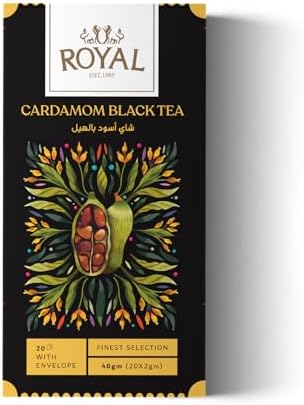 Royal Black Tea Cardamon 20TB price in Egypt | Amazon Egypt | supermarket kanbkam