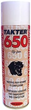 Takter 650 - Spray Textil Fijador Adhesivo para todo tipo de Telas y ...