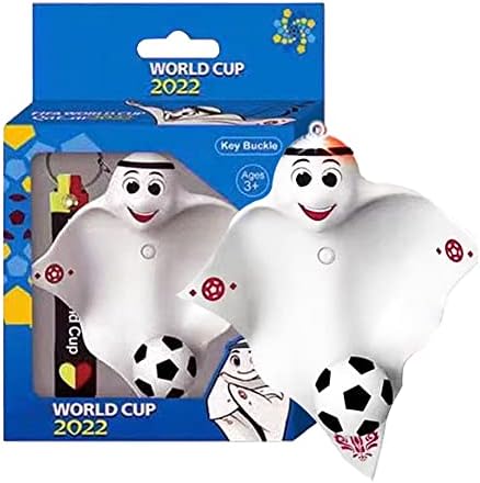 ELETON 2022 World Cup Mascot Keychain, World Cup Mascot Football Team ...
