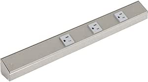 Amazon.com: Task APT Angled Power Strip (18 inch Left, Satin Nickel ...