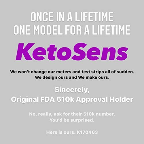 KetoSens Blood Ketone Test Strips and Lancets - Ideal for The Keto Diet ...