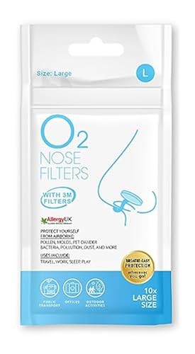 O2 Nose Filters with 3M Filtration | Nasal Dilators for Pet Dander ...