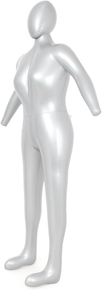 Amazon.com: Newsmarts Female Inflatable Full Body Mannequin Dress ...