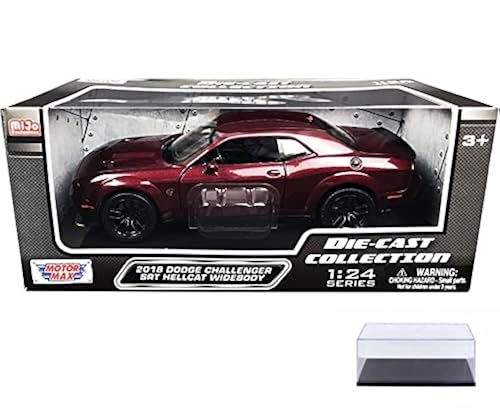 Diecast Car w/Display Case - 2018 Dodge Challenger SRT Hellcat ...