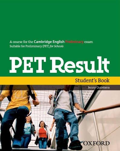 PET Result Student's Book (Preliminary English Test (Pet) Result ...