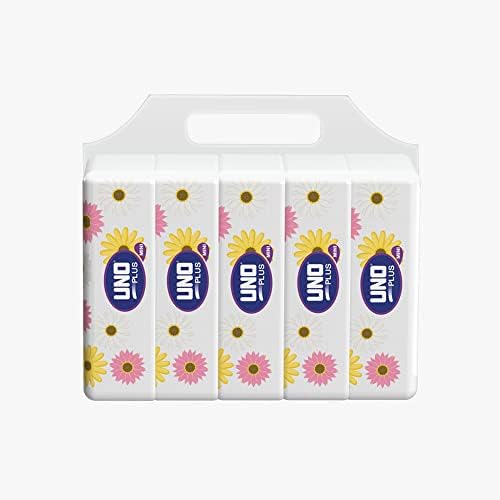 Uno Plus Facial Tissue Soft Packs, 180 Sheets - Pack Of 5 price in ...