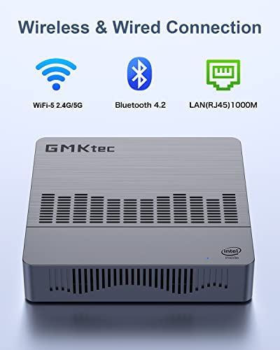 GMKtec Mini PC Windows 11, GMKtec Mini Desktop Computer 6GB DDR4 128GB ...