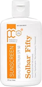 Amazon.com: Solbar Solbar Fifty Pf Cream Sunscreen Spf 50 Unscented, 4 ...