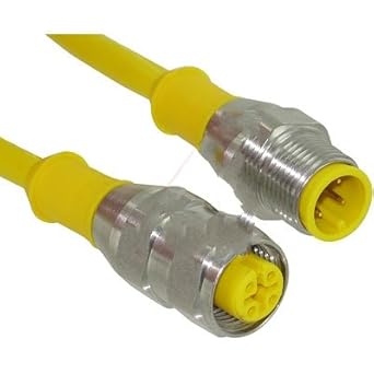 Banner Engineering MQDEC-406SS, Euro-Style Quick Disconnect Cable; 4 ...