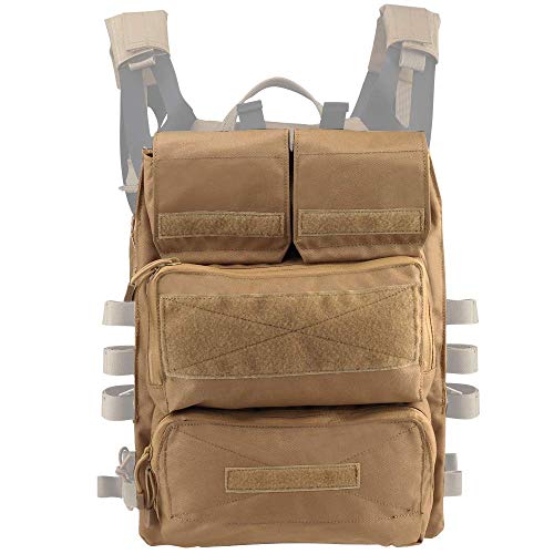 ZONFEI Tactical Vest + Backpack/Modular Vest + Backpack/Breathable ...