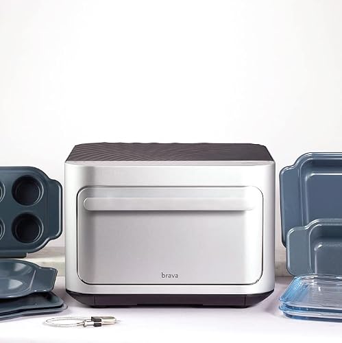 Brava Oven Bake & Breakfast Set: 10-in-1 Touchscreen Countertop Smart ...