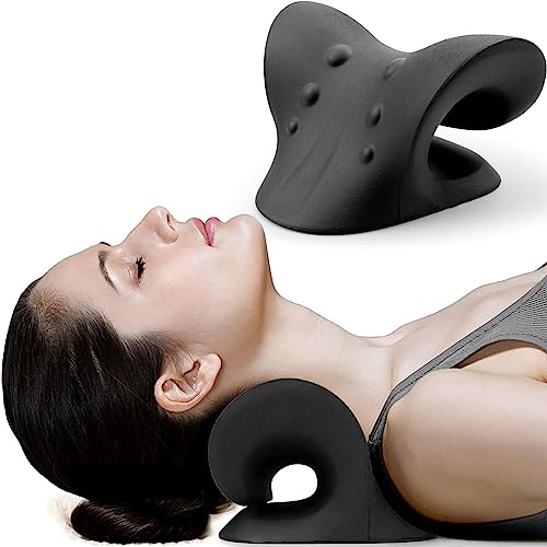 RESTCLOUD Neck and Shoulder Relaxer, Cervical Traction Device for TMJ ...