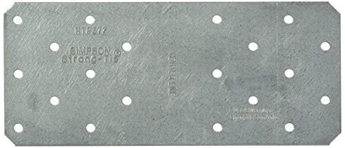 Amazon.com: Simpson Strong Tie HTP37Z-25 HTP37Z Z-Max Heavy Tie Plate ...