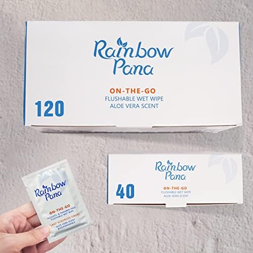 120 Count Travel Wipes, Flushable Wipes For Familes, Feminine Wipes ...