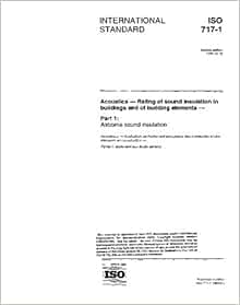 ISO 717-1:1996, Acoustics -- Rating of sound insulation in buildings ...