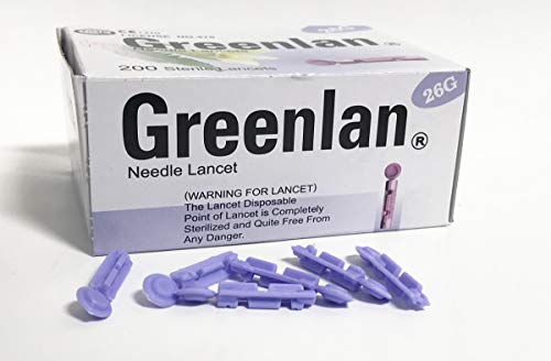 Metal Easy Lancing Device Set /w Convenient Pack *26g ACE Lancets 200 ...