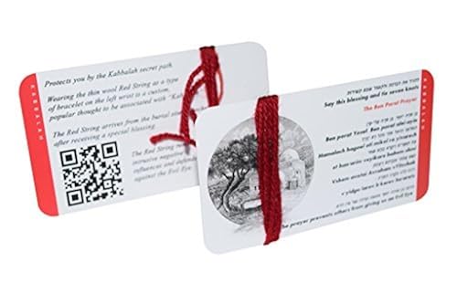 MEQUBBAL - Red String Bracelet from Authentic Wool Original Kabbalah ...