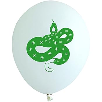 Amazon.com: Snake Balloons, Latex Party Balloons with Green Snake, Made ...