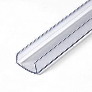 Outwater Plastics 341-Cl Clear 3/4" Rigid Vinyl Clear Plastic U-Channel ...