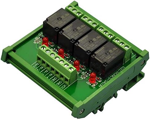 Electronics-Salon DIN Rail Mount 4 SPDT 10Amp Power Relay Interface ...