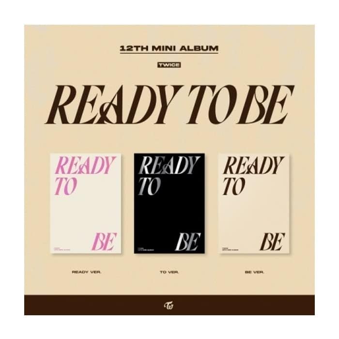 Mua TWICE READY TO BE 12th Mini Album CD+POB+Folding poster on pack+Photobook+Postcard+Message ...