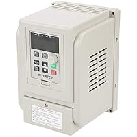 Amazon.com: VFD Single to 3 Phase, 4kW 220V AC Single-phase Variable Frequency Drive Inverter ...