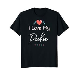 Amazon.com: I Love My Pookie Cute Mothers Day T-Shirt Gift: Clothing