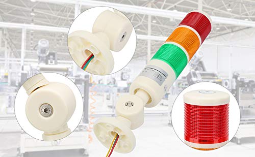 24VDC Industrial Machine Signal Light, Red Green Orange Column LED ...