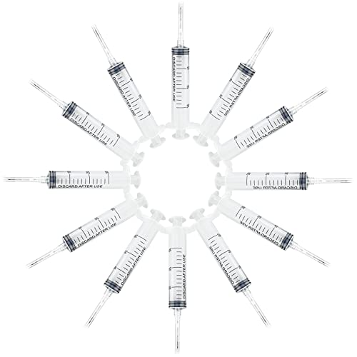 20Pack 30ml Luer Lock Syringes with 16G Needles,Disposable Sterile ...