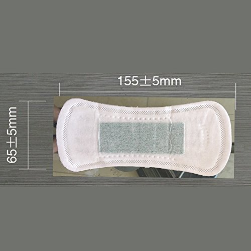VLOVE All Natural Cotton Pantiliners Without Wings, Patented Nona ...