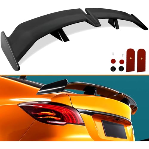 RoyalParts 54 Inch Universal Rear Spoiler, Matte Black PRO Style Trunk ...