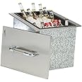 Amazon.com: Bull 17-inch Stainless Steel Built-in Outdoor Ice Chest ...
