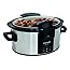 Crock-Pot 6-Quart Programmable Cook and Carry Oval Slow Cooker, Digital ...