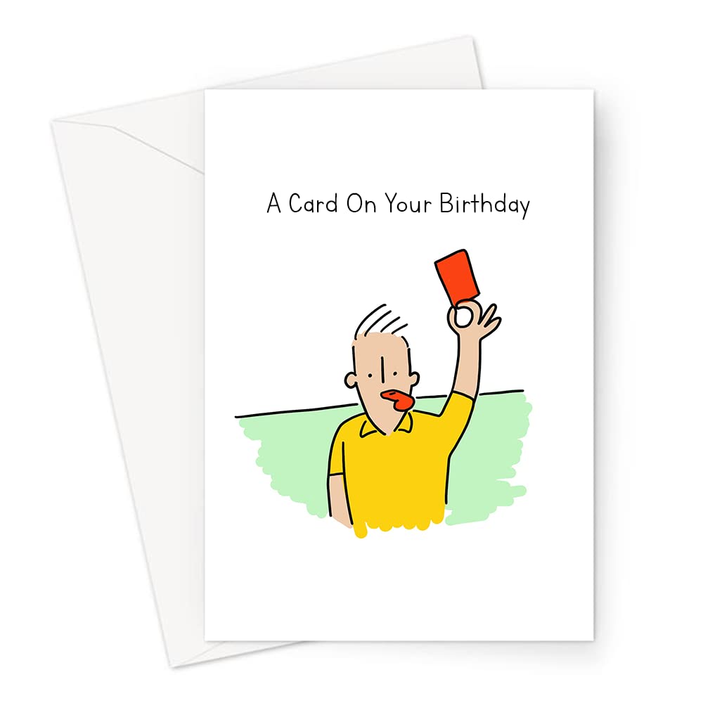 Mua A Card On Your Birthday Greeting Card | Funny Soccer Birthday Card ...