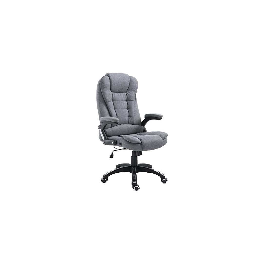 Cherry Tree Furniture Executive Recline Extra Padded Office Chair (Grey ...