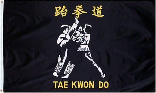 Amazon.com : Other Flags Tae Kwon Do Flag - 3 foot by 5 foot Polyester ...