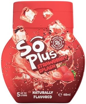 So Plus Liquid Water Enhancer Natrually Flavours, Strawberry Zero Suger ...