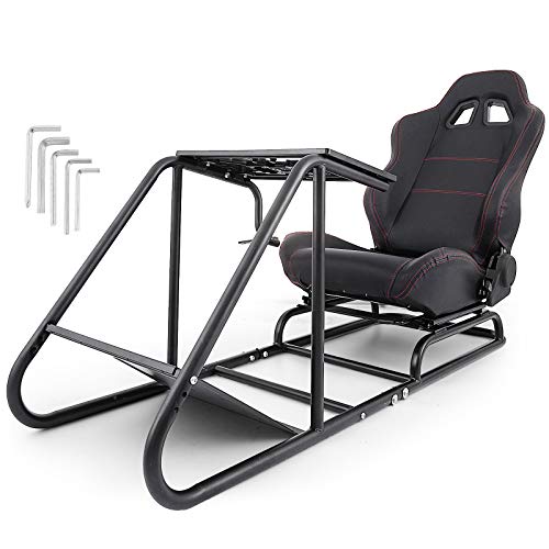 VEVOR Driving Simulator Seat Adjustable, Racing Simulator Seat with ...