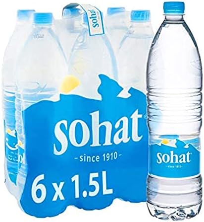 Sohat Natural Mineral Water 6 X 1.5L(Pack Of 6) price in UAE | Amazon UAE | supermarket kanbkam