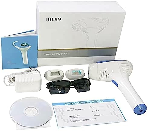 MLAY T3 Home Laser Hair Removal Machine with 3 Lens (HR, SR. AC) and ...