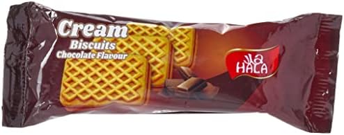 Hala Chocolate Flavour Cream Biscuit, 30g - Pack of 1 price in Saudi ...