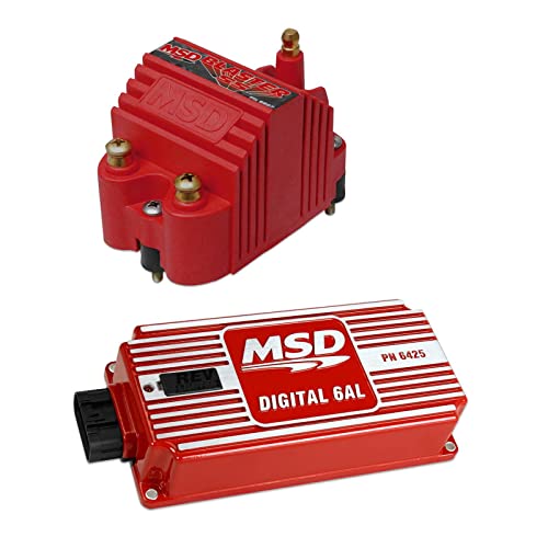 MSD 6425 6AL Digital Ignition Control Box & Blaster SS Coil Kit in ...