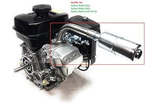 Amazon.com: ARSPORT Exhaust with Muffler for: Subaru Robin EX17, EX13 ...