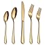 Amazon.com | Cambridge Silversmiths Conversation Gold/Satin 20-Piece ...