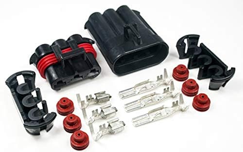 Delphi 3-PIN Metri-Pack Waterproof Connector 10-20 AWG Terminals Seals ...