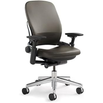 Amazon.com: Steelcase 46216179 Leap Mid-Back Leather Office Chair ...