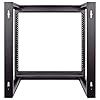 NavePoint 9U Server Rack with Swing Gate - 9U Wall Mount Rack for 19 ...