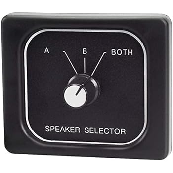 Amazon.com: in Wall Speaker Selector Switch - Home Audio 2-Channel A/B ...