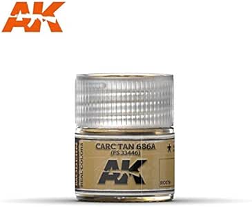 Amazon.com: Real Colors: Carc Tan 686A Acrylic Lacquer Paint 10ml ...