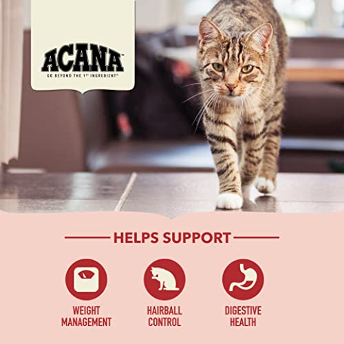 Acana Dry Cat Food for Indoor Cats, Indoor Entrée, Chicken, Turkey, Whole Herring, and Rabbit ...